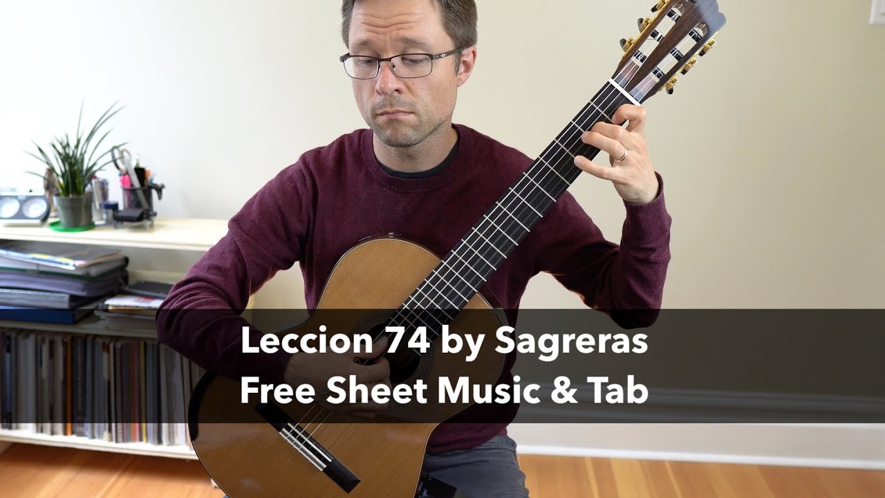 Lección 74 by Sagreras for Guitar - Free PDF Sheet Music and TAB ...